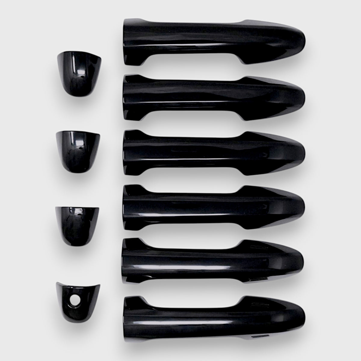 Chrome Delete Gloss Black Door Handle Cover Keyless Sensors - DH6316BL ...