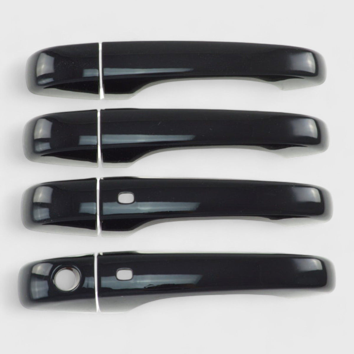 Chrome Delete Gloss Black Door Handle Cover W/ Smart Key - DH6185BLK ...