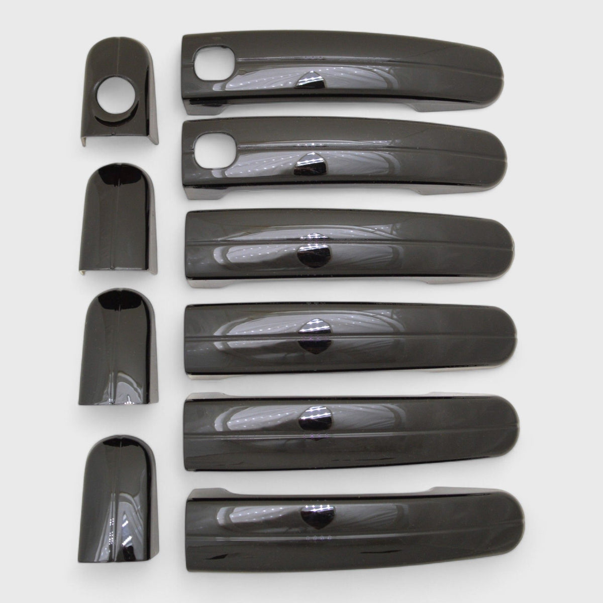 Chrome Delete Gloss Black Door Handle Cover W/ or W/O Smart Key - DH63 ...